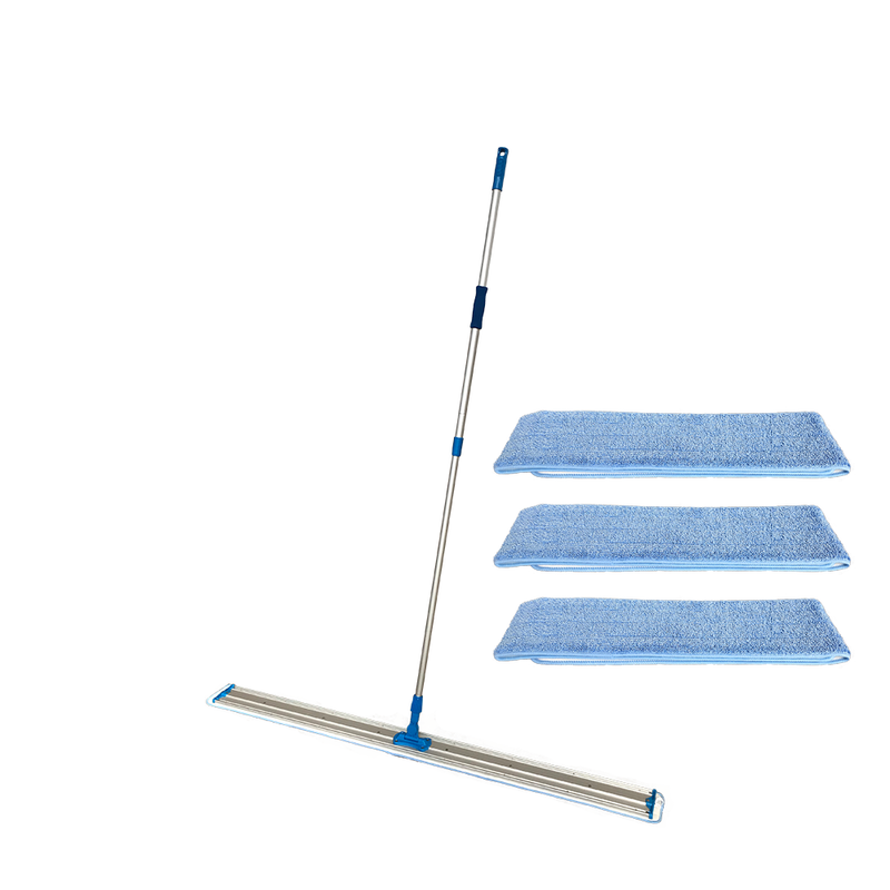 60" Heavy Duty Microfiber Mop Bundle Kit