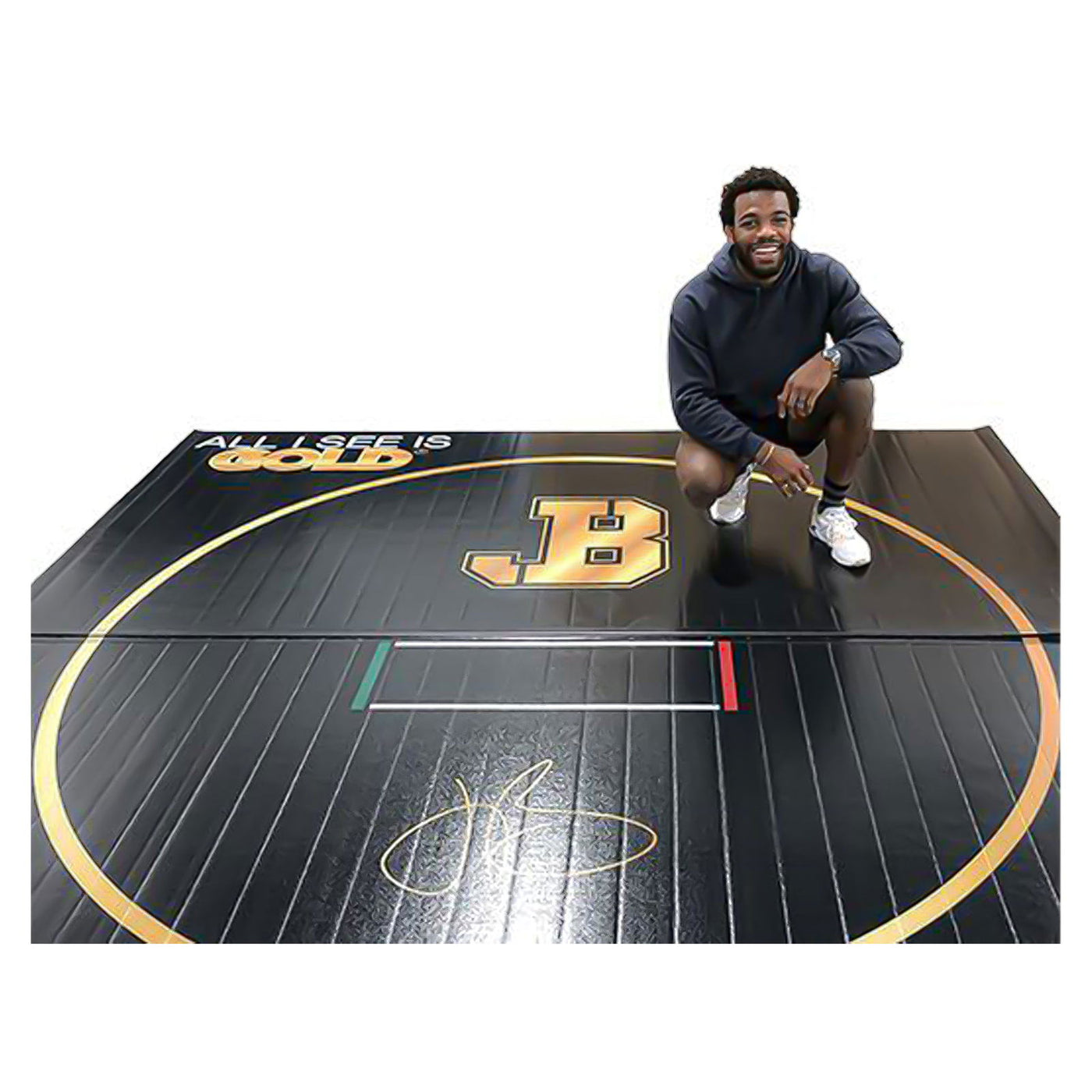 9' 4" x 10' Jordan Burroughs Signature Series Mat