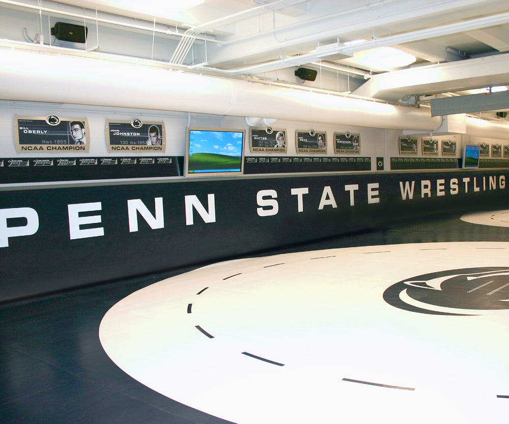 Resilite Wrestling Mats - Two-Sided Wrestling Mats, Roll-Up Wrestling Mats
